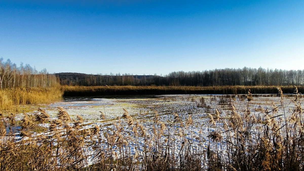Зимнее озеро / Зимнее озеро / Фотография на PhotoGeek.ru